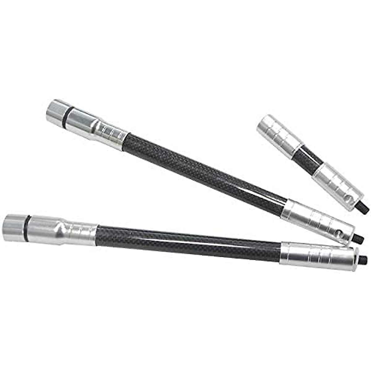 SHARROW Archery Balance Bar Stabilizer Set 30" 10" 4" Carbon Fiber Bow Stabilizer for Recurve Bow and Compound Bow Hunting Shootings