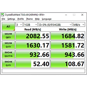 Timetec 1TB SSD NVMe PCIe Gen3x4 8Gb/s M.2 2280 3D NAND High Performance SLC Cache Read/Write Speed Up to 2,000/1,600 MB/s Internal Solid State Drive for PC Laptop and Desktop (1TB)