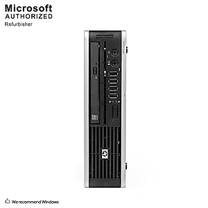 HP Desktop PC Computer USFF Elite 8200, Intel Quad Core i5-2400S up to 3.3GHz, 4G DDR3, 500G, WiFi, BT, VGA, DP, Windows 10 Pro 64 Bit-Multi-Language Supports English/Spanish/French(Renewed)