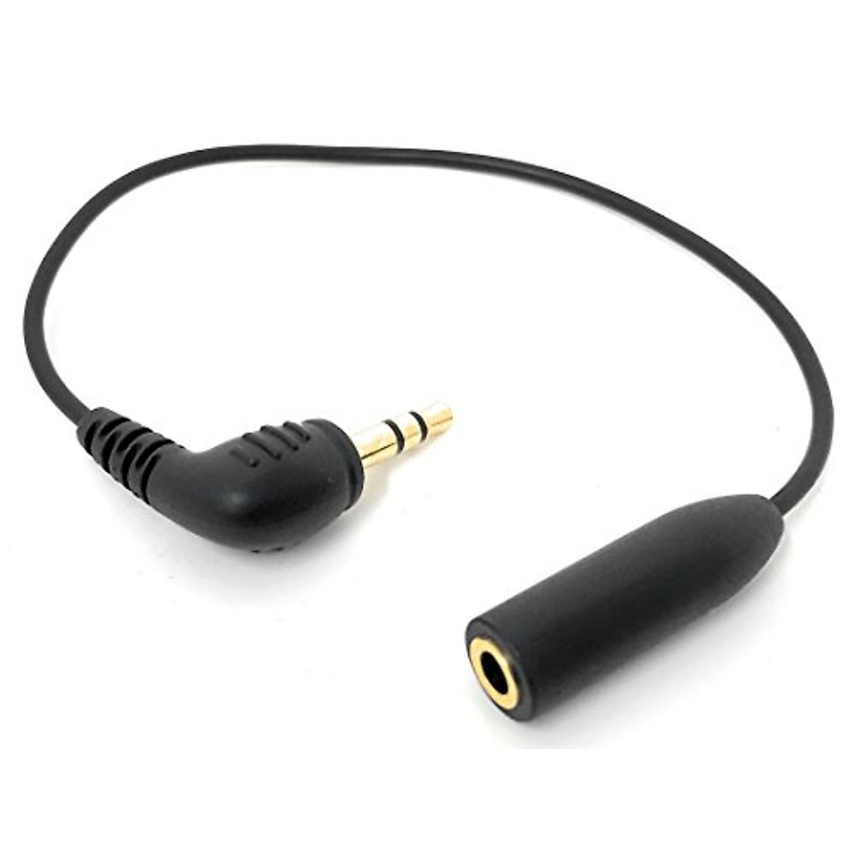 Movo MC4 TRRS to TRS Adapter - 3.5mm (Female) TRRS Microphone Adapter Cable to 3.5mm TRS (Male) for Cameras and Recorders