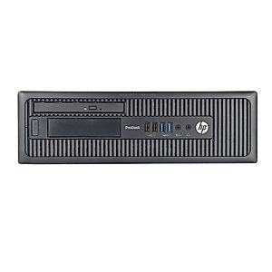 HP ProDesk 400 G1-SFF, Core i7-4770 3.4GHz, 16GB RAM, 512GB Solid State Drive, DVDRW, Windows 10 Pro 64Bit, (Renewed)