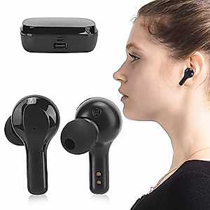 fosa1 Smart Wireless InEar Sports Multifunctional Wireless 5.0 Bluetooth Earphones, Headphones Wireless Headphones Noise Reduction Headphones,(R3 Black)