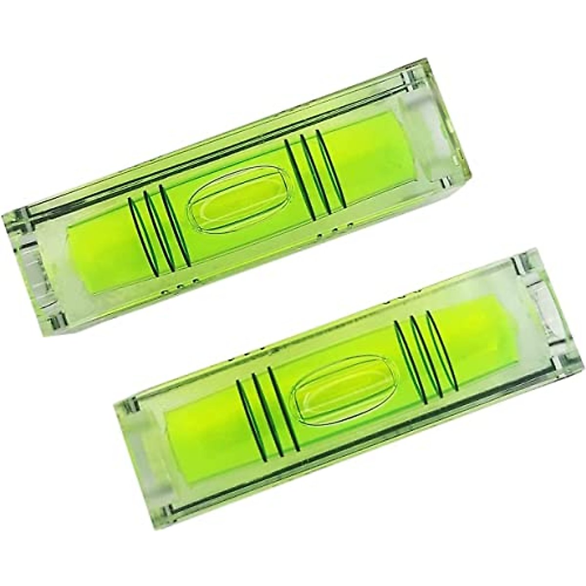 High Precision Bubble Spirit Levels Small Bullseye Level Long Square Mini Level for Wall Frames Hanging RV Tripod etc Measurement Leveling Tool 2 pcs(non-magnetic)