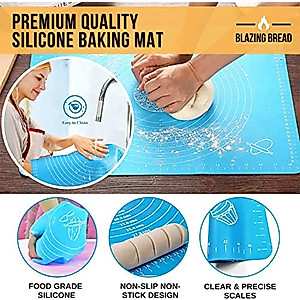 Most Complete Banneton Bread Proofing Basket Set of 2 - Round & Oval Rattan Proofing Baskets, Dough Scraper, Recipe Book - Sourdough Bread Baking Supplies - Perfect Bread Making Tools and Supplies