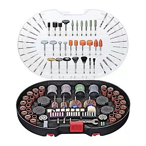 POPULO 305-Piece Rotary Tool Accessories Kit, 1/8-inch Diameter Shanks, Universal Fitment for Easy Cutting, Grinding, Sanding, Sharpening, Carving and Polishing, Storage Case.…