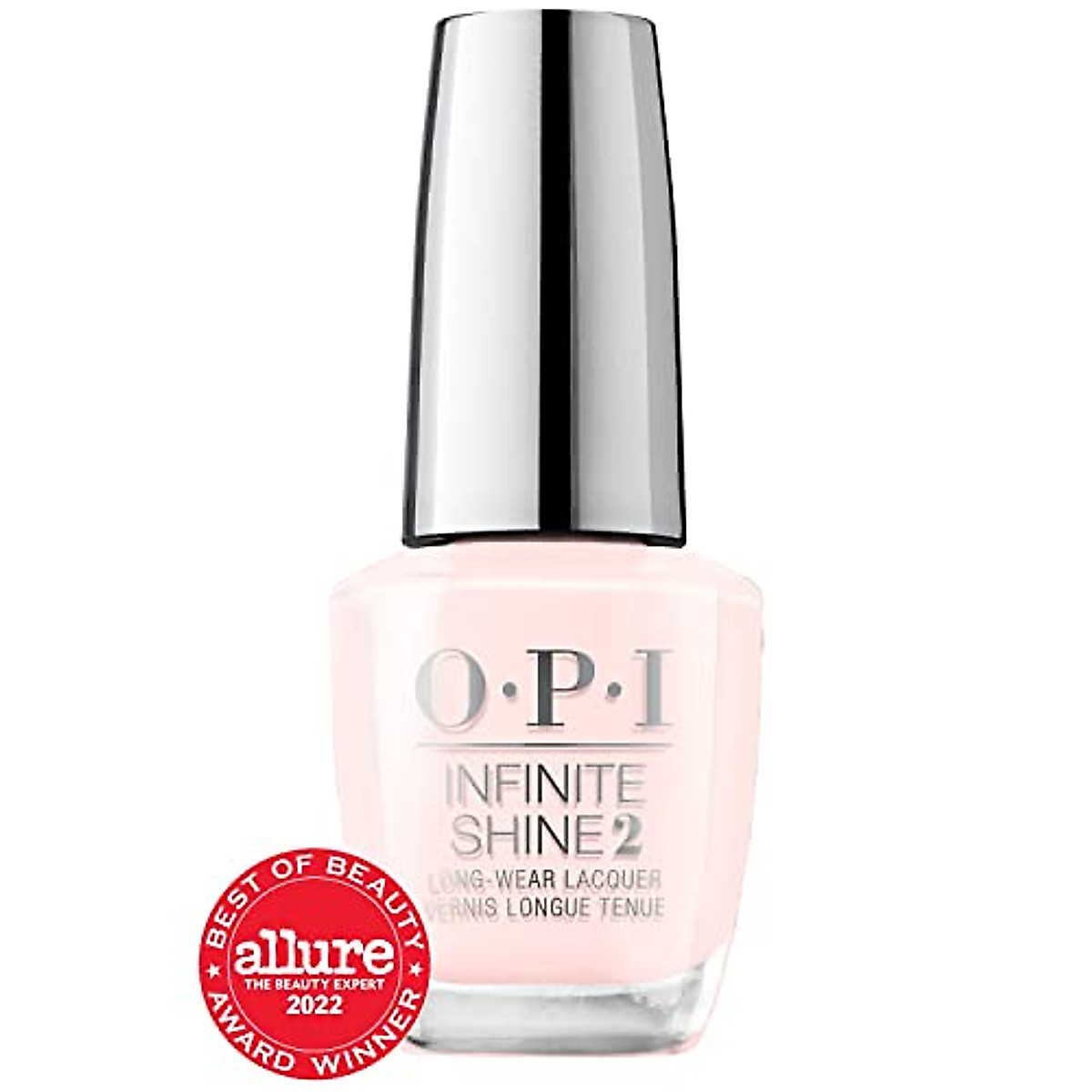 OPI Infinite Shine 2 Long-Wear Lacquer, Pretty Pink Perseveres, Pink Long-Lasting Nail Polish, 0.5 fl oz