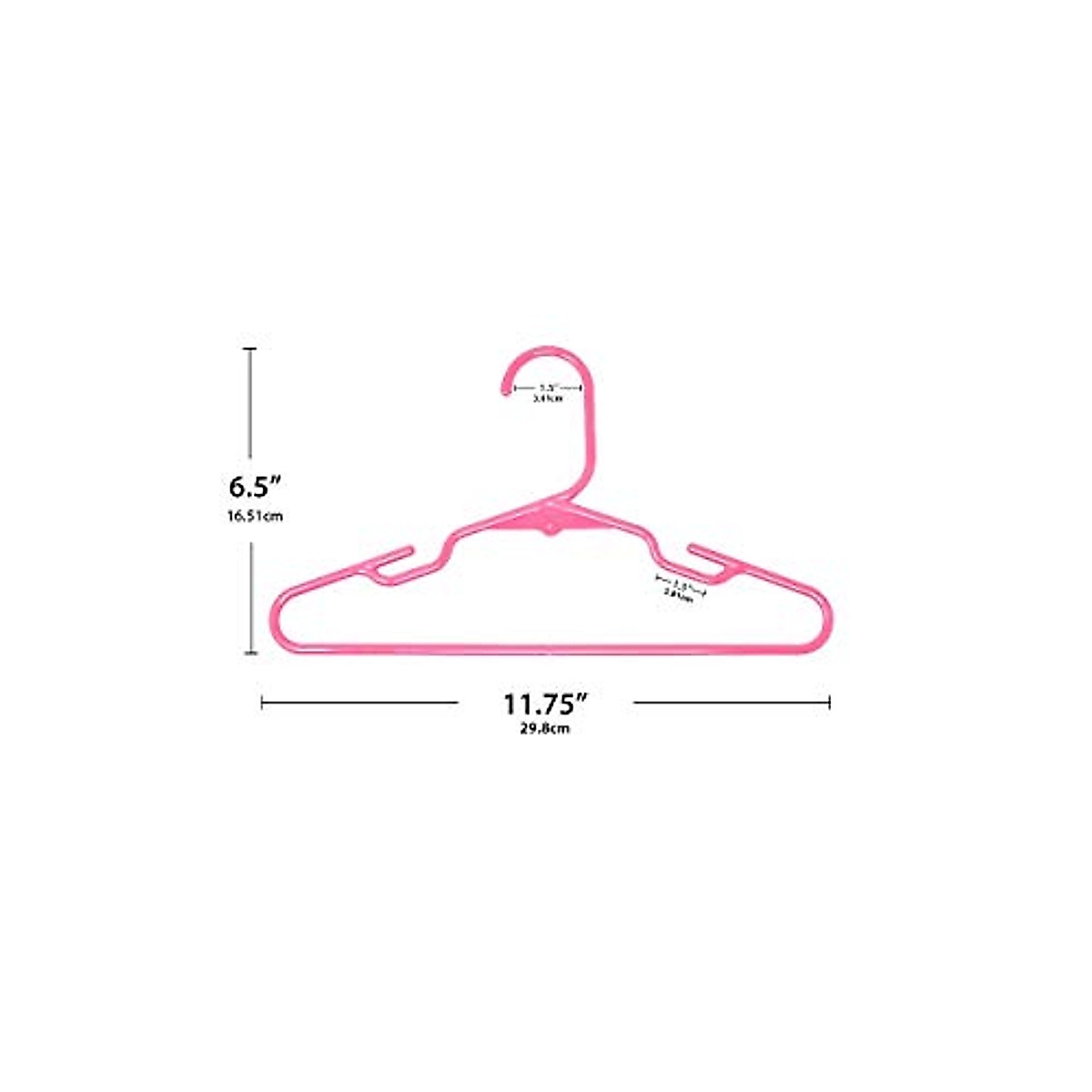 Children's Plastic Hangers 10 Pack