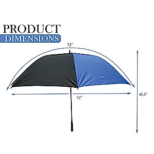 JEF World of Golf 572BB 72" All Sport Protection Umbrella