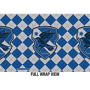 Harry Potter OFFICIAL Ravenclaw Plaid Sigil 18 oz Insulated Water Bottle, Leak Resistant, Vacuum Insulated Stainless Steel with 2-in-1 Loop Cap
