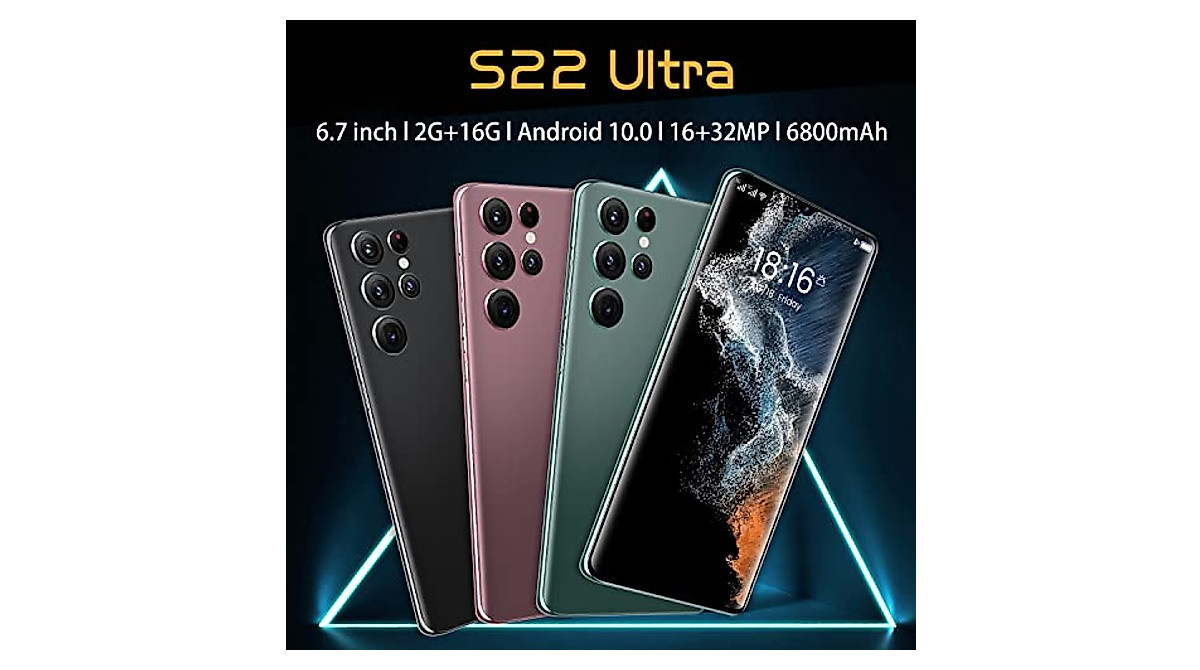 NIEGA S22 Ultra Unlocked Smartphone with 6.7in HD Screen & 5000mAh Battery