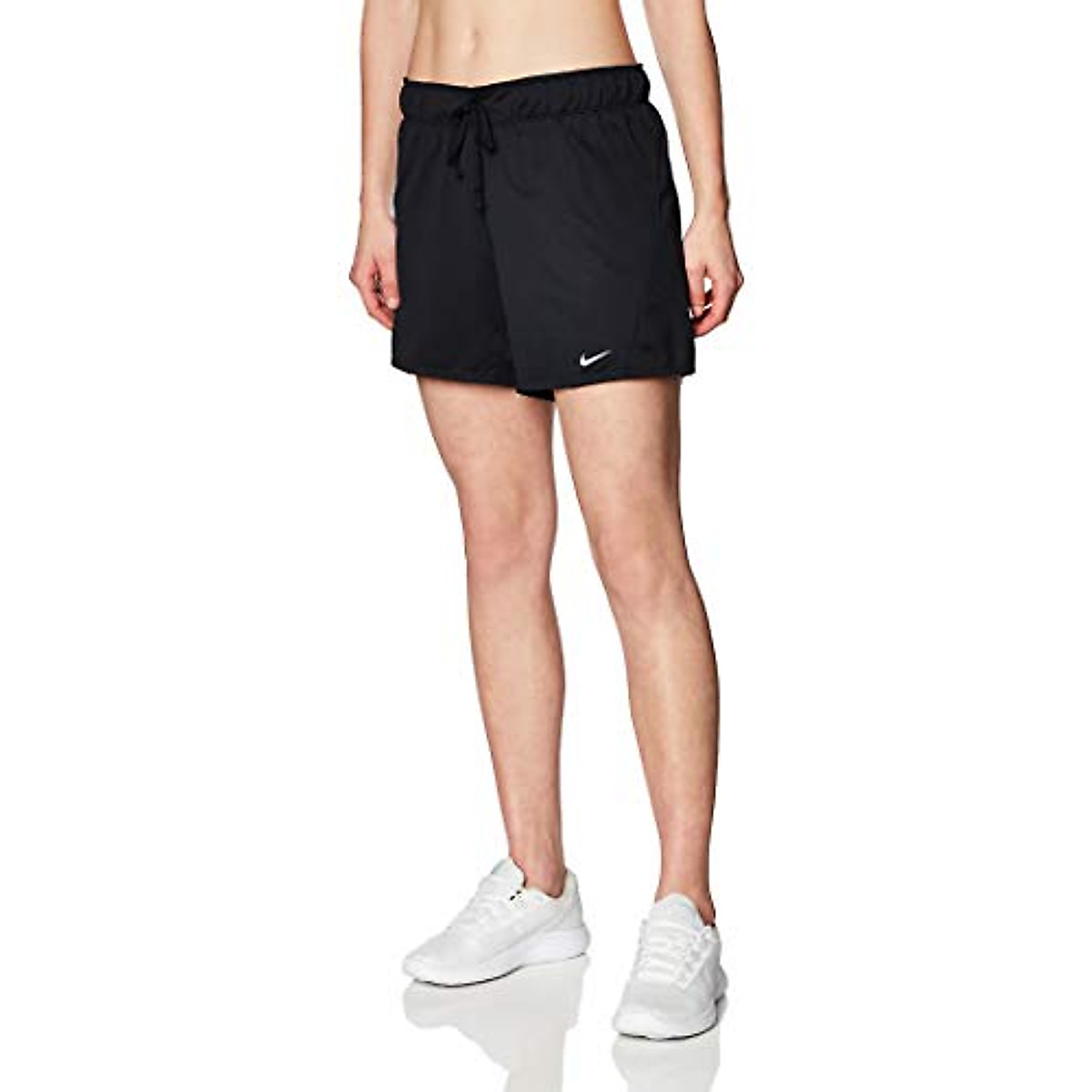 Nike Women's Dri-fit Attack 2.0 Tr5 Shorts (as1, Alpha, 2X, Regular, Regular, Black/(Particle Grey))
