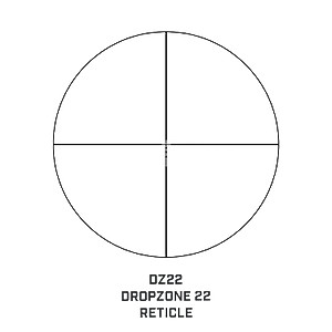 Bushnell Rimfire 3-9x40 Riflescope with DZ22 Reticle in Black - RR3940BS4