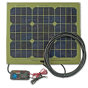 PulseTech 12-Volt Solar Charger Maintainer 25-Watt