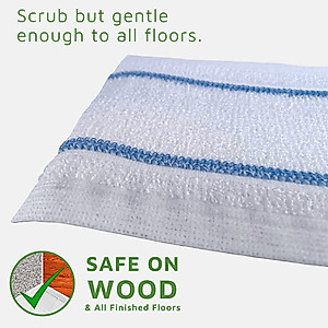 Flammi Semi-Disposable Microfiber Mop Pads Compatible with Shark S1000 S1000A S3250 S3251 S3101 SK410 SK435CO SK460 SK140 SK141, 30 Pack