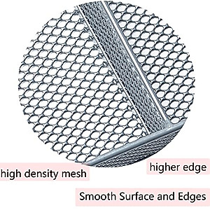 SETTFRFE Mesh Flatware Tray Kitchen Drawer Organizer,Silverware Organizer,Silverware Tray for Drawer,Utensil Organizer for Kitchen Drawers,Silver