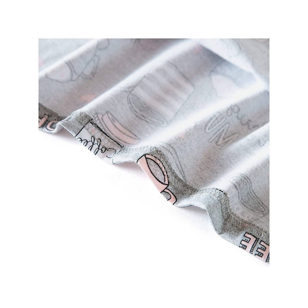 Long Sleeve Nightgowns for Women Soft Cotton Night Shirts Sleepwear Cartoon Night Gown Sleep Shirt Pajama Dress