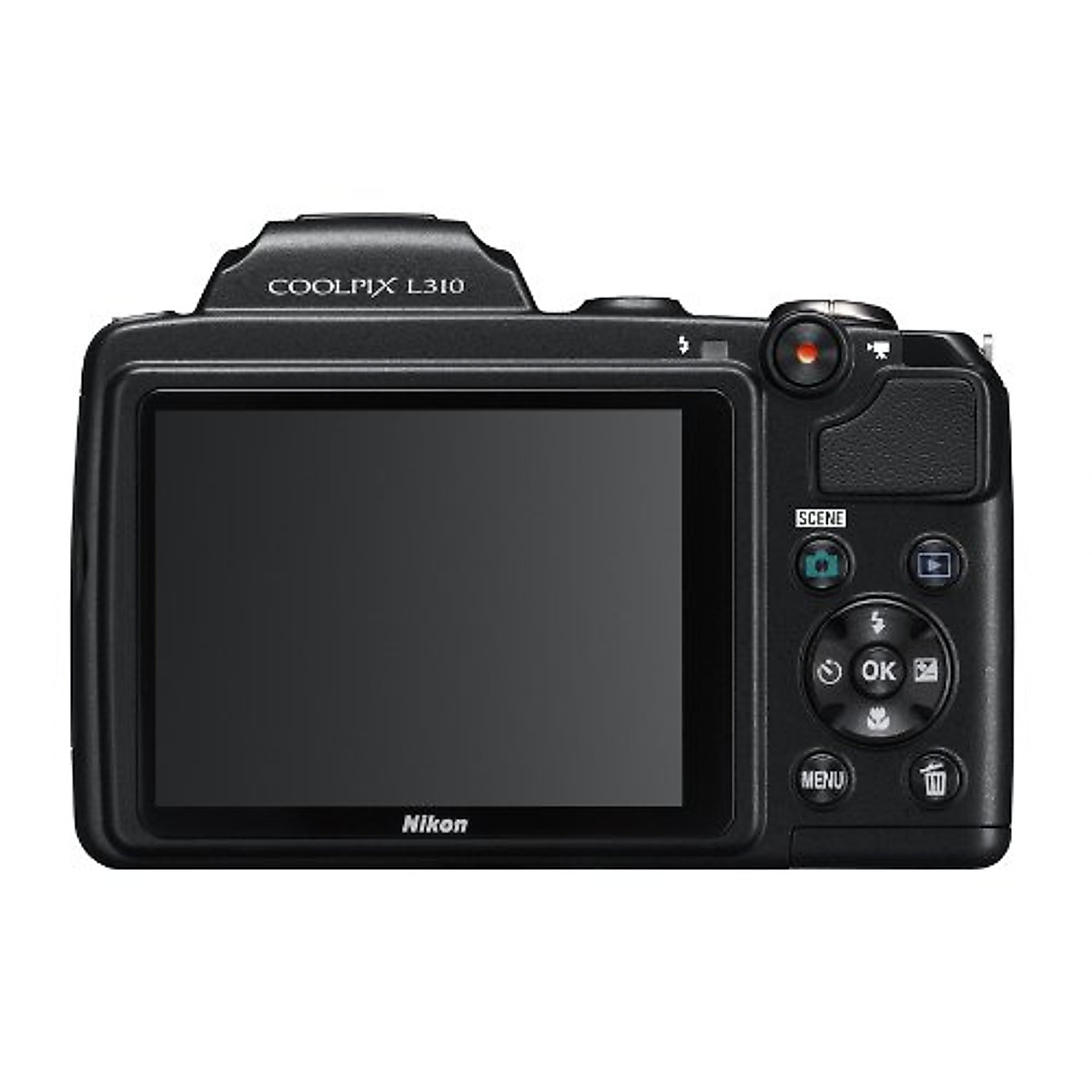 Nikon Coolpix L310 14.1MP Digital Camera with 21x Optical Zoom - BLACK
