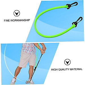 INOOMP 1 Set Swing Trainer Practicing Trainer Golfer Sports Toy Latex Trainer Swinging Trainer Motion Posture Belt Arm Band Trainer Gym Belt Men and Women Cloth Fabric Emulsion