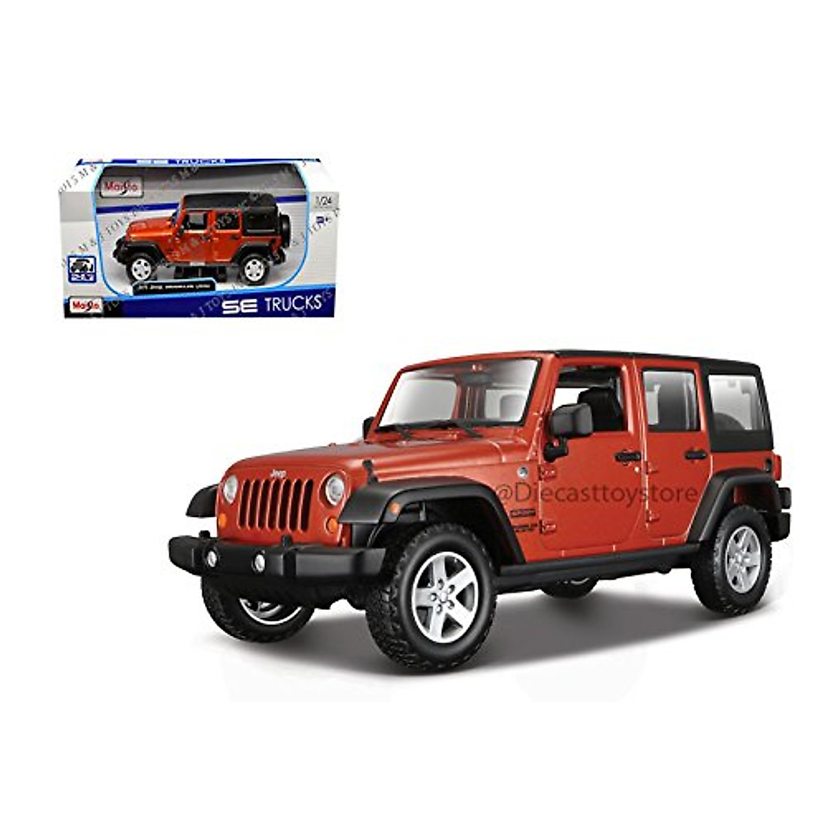 MAISTO 1:24 W/B - SPECIAL EDITION TRUCKS - 2015 JEEP WRANGLER UNLIMITED 31268OR