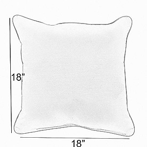 Mozaic AMZ465111SP Sunbrella Astoria Lagoon Outdoor Pillow Set, 18 x 18