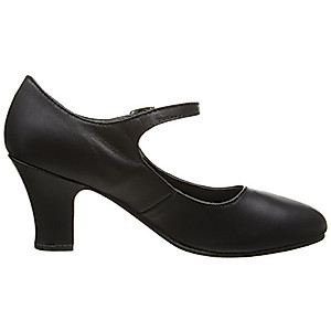 Capezio Women's Manhattan Character Shoe, Black, 11 Wide