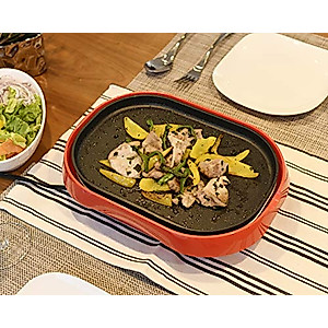 Yamazen (YAMAZEN) takoyaki device (with flat plate) 20 baked removable plate type Red YOC-W200 (R)