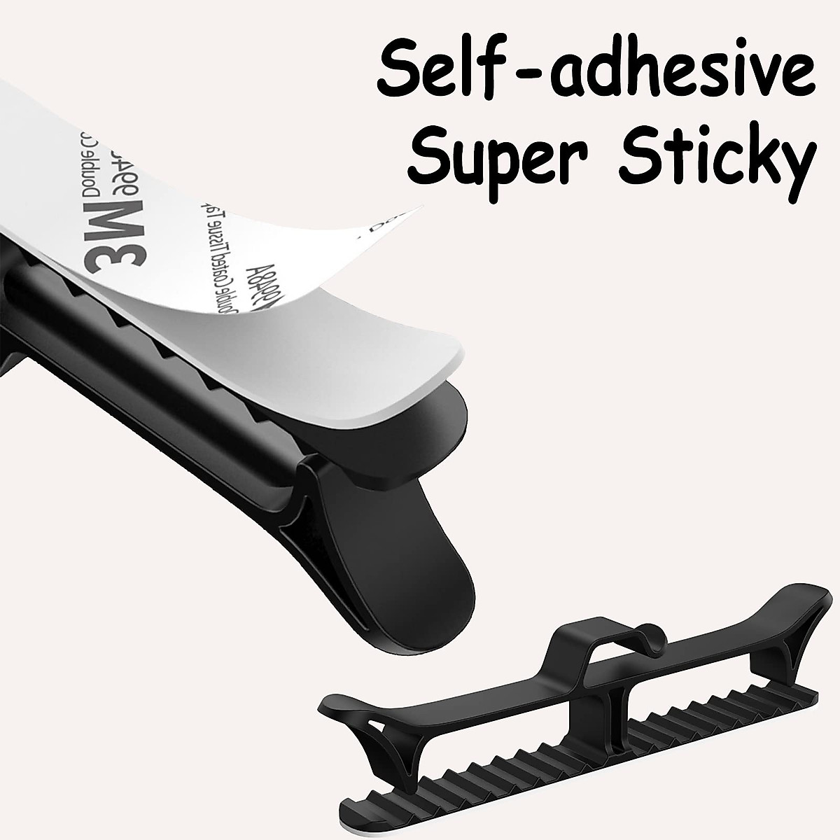 NKTDWO 3PCS Cord Organizer for Kitchen Appliances, Wire Organizer for Home Appliances Cord Keeper Wrapper Stick on Mixer, Coffee Maker, Pressure Cooker, Air Fryer (Mix)