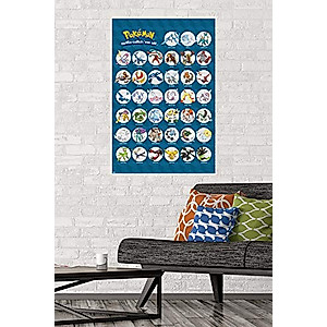Trends International Pokémon - Legendary Wall Poster, 22.375" x 34", Unframed Version