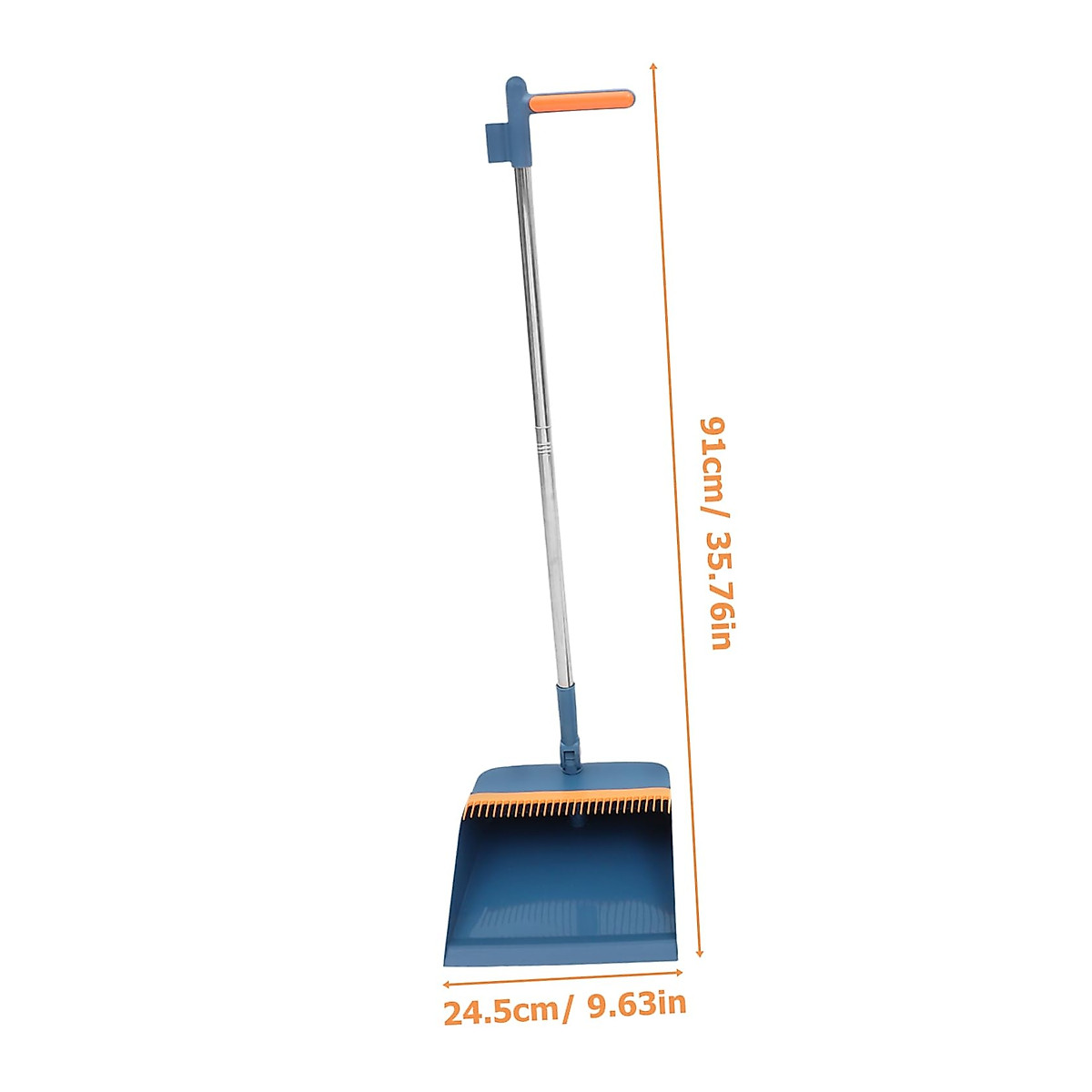 ORFOFE 1 Set Home Cleaning Supplies Cleaning Broom Kitchen Broom Trash Cleaning Shovels Standing Dust Pan Lobby Dusts Pan Household Broom Long Handle Dustpans Garden Broom Stainless Steel