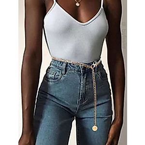 COSYDAYS Gold Chain belt Waist Belts Chain Belly Body Chain for Women