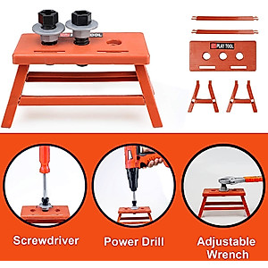 Mscredse Kids Tool Set kit Pretend Play Set Toddler Tool Toys with Construction 48Pcs Electric Drill Gifts for Boys Girls Kids Toddlers Ages 3 4 5 6 7 8 Years up (Orange)