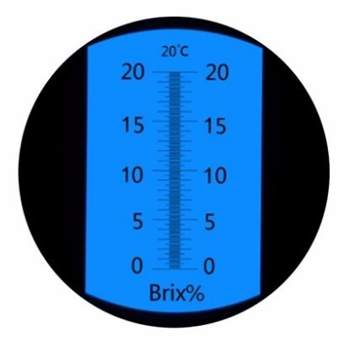 Portable 0-20% Brix and Cutting Fluid Refractometer