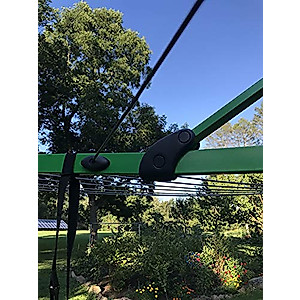 Breeze Dryer Large Rotary Hoist Clothesline with Folding Head
