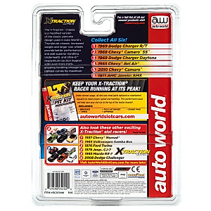 Auto World Xtraction R35 1969 Dodge Daytona Green HO Scale Slot Car