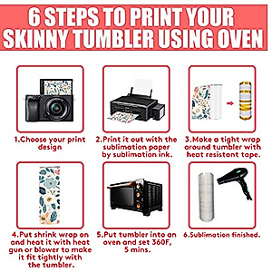 Deitybless Sublimation Tumblers bulk 20 oz Skinny,Stainless Steel Double Wall Insulated Straight Sublimation Tumbler Cups Blank White with Lid,Polymer Coating for Heat Transfer