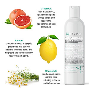 AHA Glycolic Acid 10% Acne Face Wash to Help Clear Clogged Pores - Anti-Aging Acne Skincare Glycolic Acid Face Wash with Natural Ingredients - Acne Cleanser Glycolic Face Wash - Acne Control Cleanser