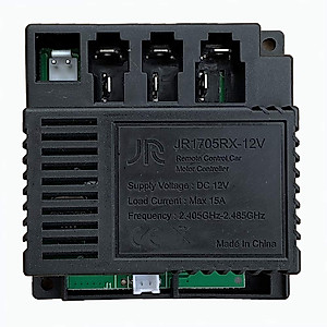 jiaruixin JR1705RX-12V Kids Powered Ride on car 2.4G Bluetooth Remote Control and Receiver Kit Controller Control Box Accessories for Children Electric Ride On Car Replacement Parts