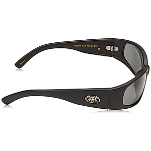 Black Flys unisex adult Micro Fly 2 Sunglasses, Matte Black, 60 mm US