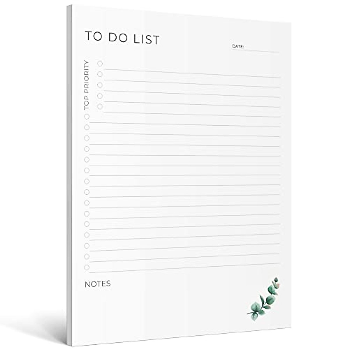 Simplified To Do List Notepad 8.5" x 11" - Made in USA - Easily Organize Your Daily Tasks And Boost Productivity - The Perfect Undated Planner Notebook w Checklist For Women