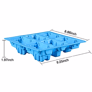 Truck SUV Car Baking Bakeware DIY Silicone Mold for Birthday Theme Party,Cool Ice Cream, Mini Cakes, Plaster Cars, Crayons, Candle, Ice Cube, Soap, Lotion Bars, Bread, Tart, Pie and More Ideas; MJ06L