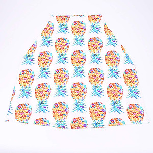 Baby Nursing Cover,Breastfeeding Scarf,Baby Car Seat Covers Canopies,Infant Stroller Cover for Girls and Boys Baby Shower Gifts (Pineapple)