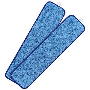 Replacement Microfiber Mop Pads for Rubbermaid Commercial, Cleaning Pad for Hardwood Floors 18 inch Mop Head to Pick-Up Dirt, Dust
