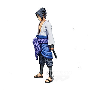Banpresto 18030 Naruto Shippuden Grandista Uchida Sasuke Manga Dimensions Figure