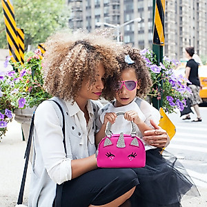 FFTROC Unicorns Pretend Play Toddler Girl Purse with Makeup Toys Set, Little Girls Purse Toys for 3 4 5 6 7 Year Old Girl Gifts, Kids Purse for Christmas, Birthday Gifts for Ages 3-5 4-5 6-8