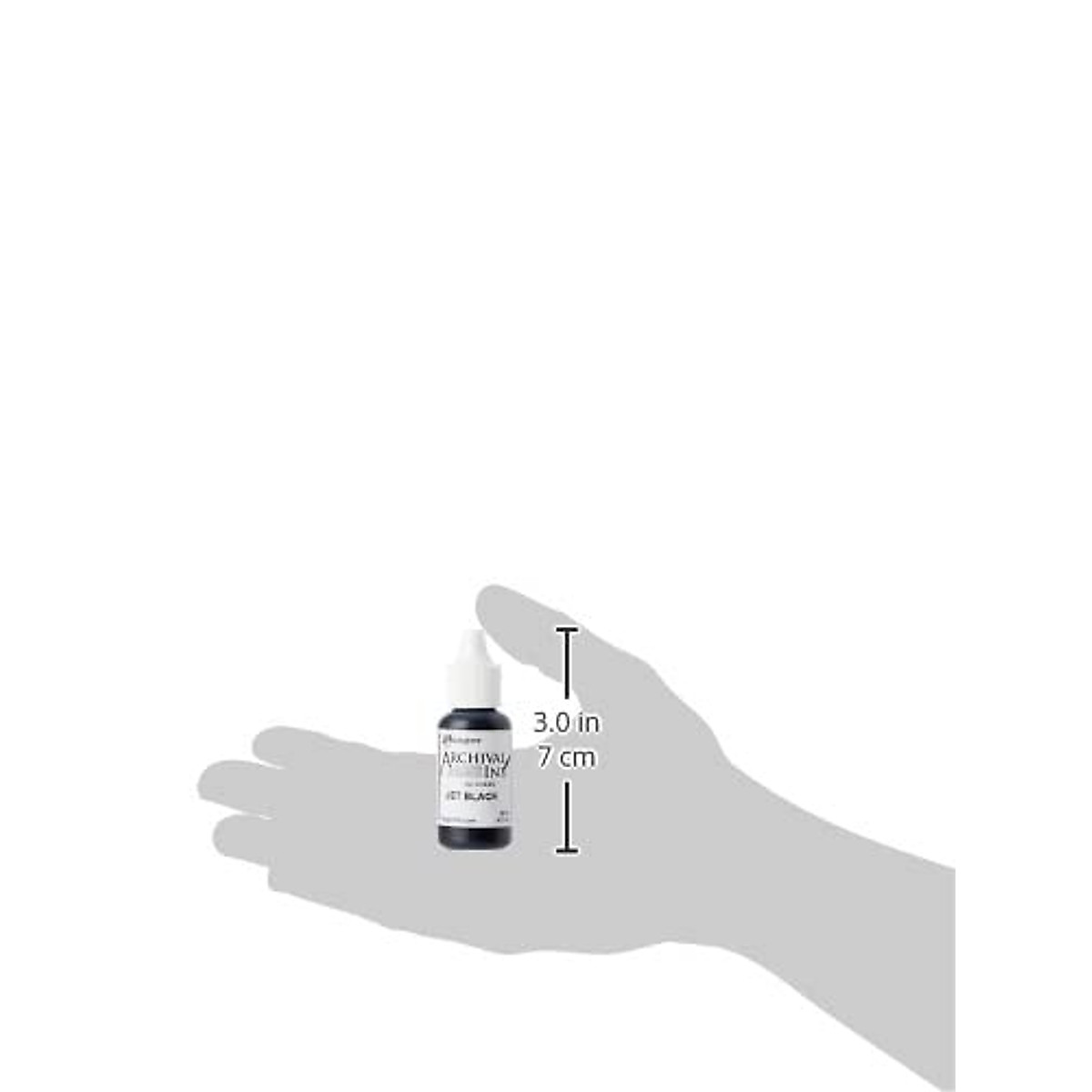 Ranger Archival Pad Reinker .5oz, Jet Black