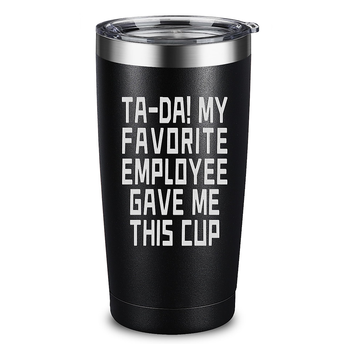 ARIABLE Ta-da My Favorite Employee Gave Me This Cup - Christmas Gifts for Boss from Employee - Best Gift Ideas for World Best Boss Ever, Men, Birthday, Principal, Bosses Day