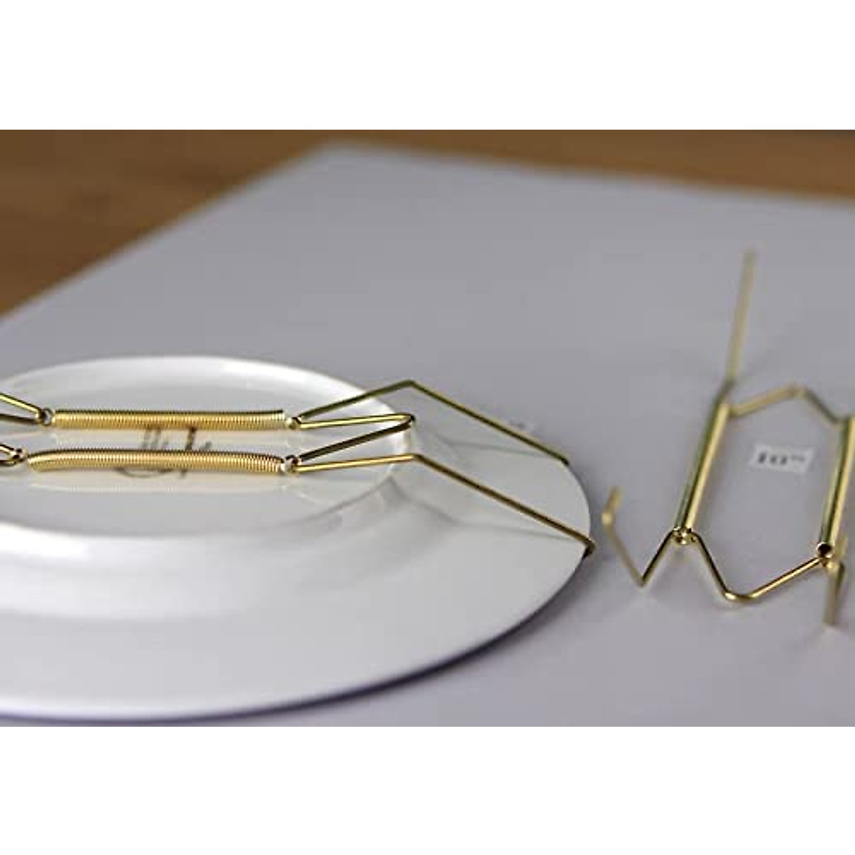 Aketek 10 Pcs 7.5"-9.8" Practical Houseware Platter Invisible Plate Hanger