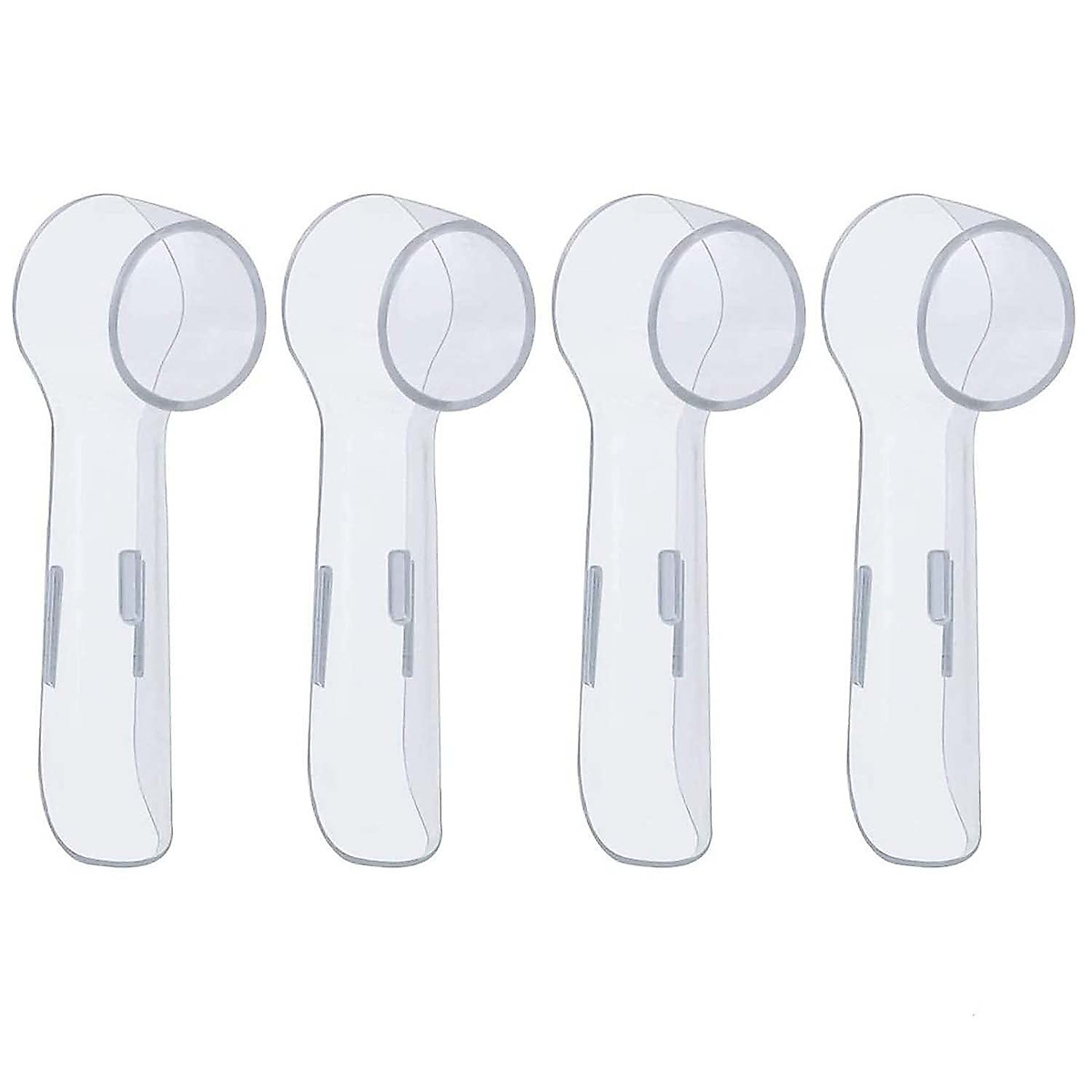 Oral B Compatible Replacement Brush Head Protection Cover Caps- 4 Pk – Keep Your Electric Toothbrush Heads Dust & Germ Free- Great for Travel & Everyday Use- Case Contributes to Sanitary Health