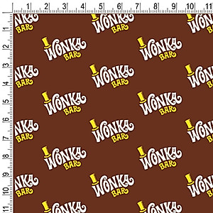 GRAPHICS & MORE Willy Wonka and The Chocolate Factory Wonka Bar Logo Gift Wrap Wrapping Paper Rolls