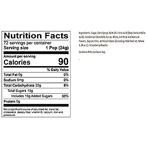 Tootsie Roll Pops Giant Size (72 Count), Variety Pack, 3.82 Pound, Allergen Friendly